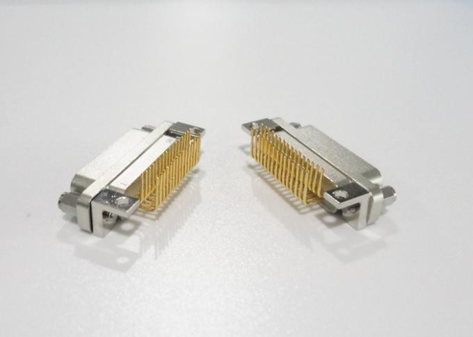 มุมขวา Micro-D สี่เหลี่ยม J30J 31 Pin MDM Connector สำหรับ PCB